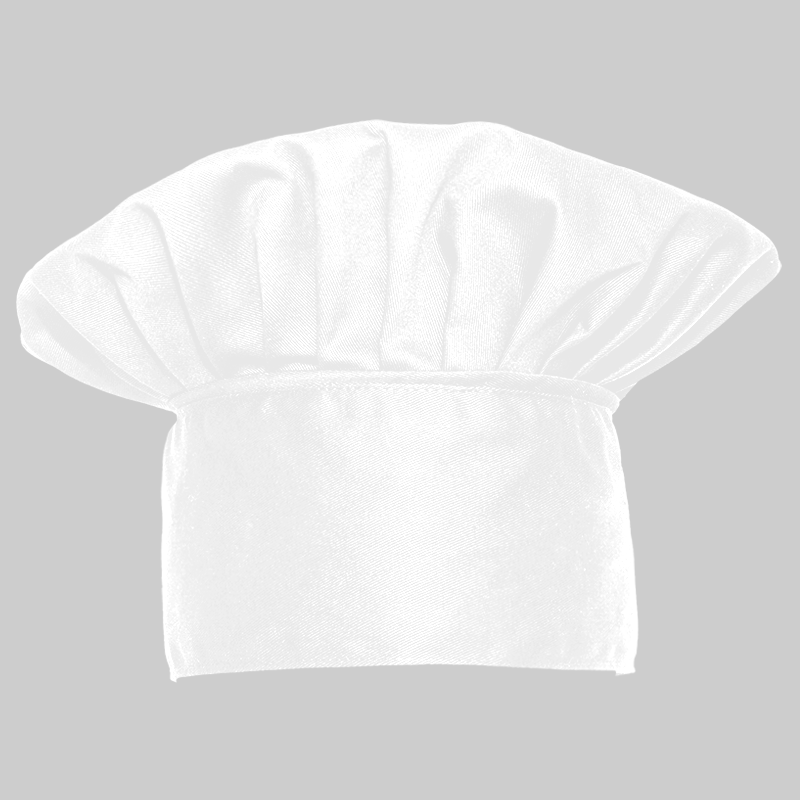 GORRO CHEF Color BLANCO Para UNISEX Talla ST
